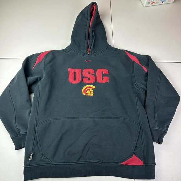 Nike | Shirts | Vintage Nike Team Center Swoosh Usc Trojans Pullover ...